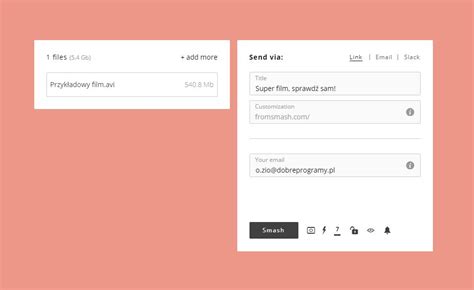 Smash metoda na darmowe udostępnianie plików dowolnej wielkości przez Internet