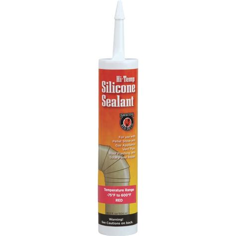Meecos Red Devil 10 3 Oz Red Silicone Hi Temp Sealant Doublehardware