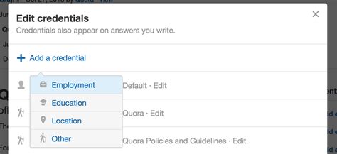What Are Credentials On Quora Quora Help Center