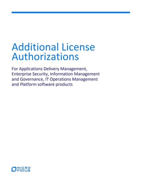 Additional License Authorizations Pdf