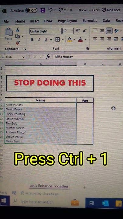 Custom Formatting In Excel Lets Enhance Together Excel Exceltips Exceltutorial Shorts
