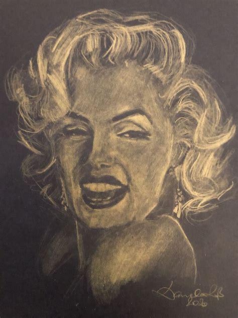 Gold Mary Lin Skizze Frau Portrait Zeichnung Von Daniela Riß Kunstnet