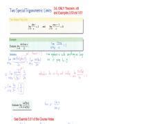 Special Trig Limits Examples And Theorem For Evaluating Course Hero
