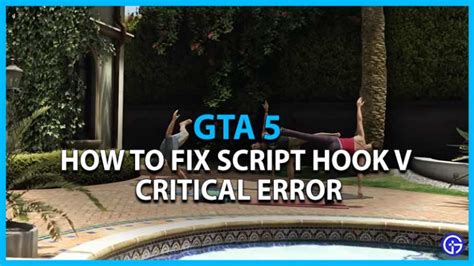 Fix Script Hook V Critical Error Unknown Game Version In Gta 5