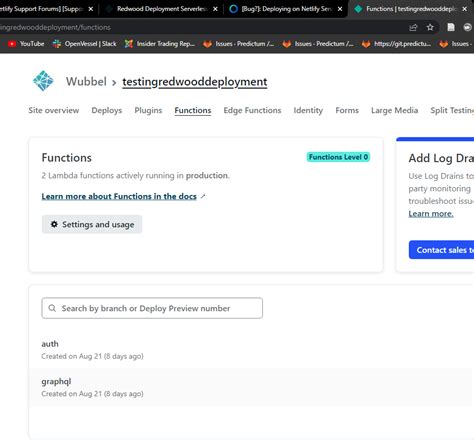 Redwood Deployment Serverless Function Error Support Netlify Support Forums