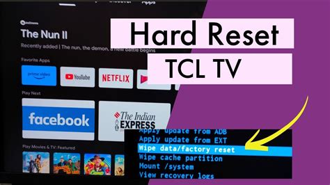 TCL Android TV How To Hard Reset Factory Reset YouTube