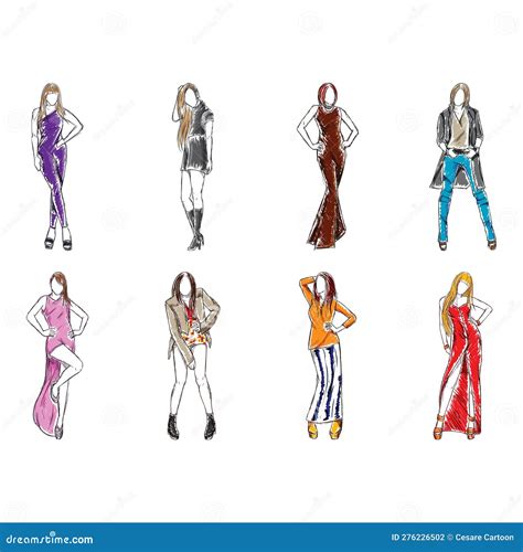 Fashion Icon Set Stock Vector Illustration Of Icon 276226502