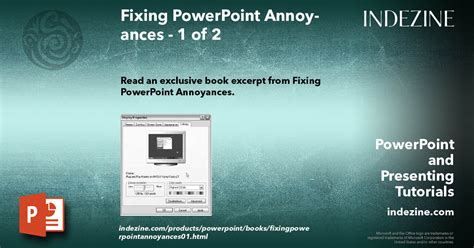Fixing Powerpoint Annoyances 1 Of 2