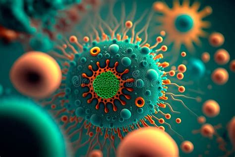 Virus View Illustration Stock Illustration Illustration Of Microorganism 273944764