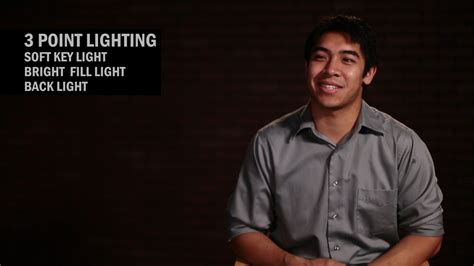 Basic Three Point Lighting Videomaker