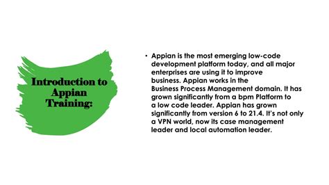 ppt appian training ppt powerpoint presentation free download id