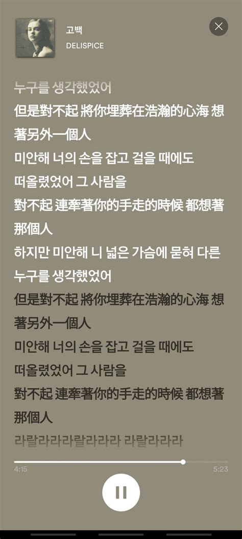 스포티파이 한국가사 이거 뭐냐 유머 움짤 이슈 에펨코리아