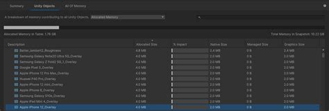 Device Overlay Textures Taking Up Unnecessary Memory Unity Engine