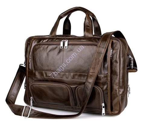 Мужская офисная стильная сумка John McDee | Leather laptop bag, Leather ...