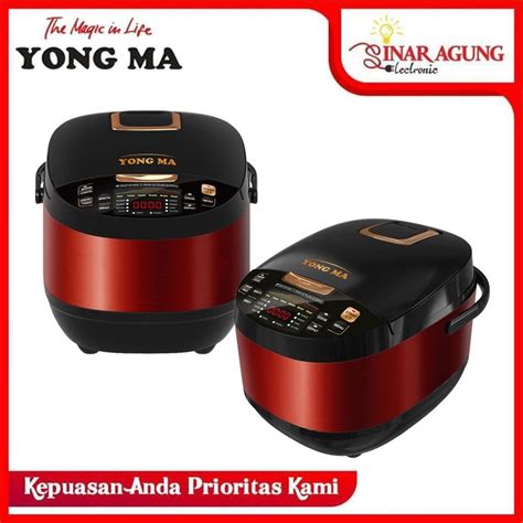 Jual Magic Com Rice Cooker Yong Ma Smc7047 Smc 7047 Smc 7047 [2 Liter] 100 New7047merah