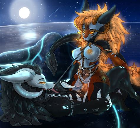 Rule 34 Anonymous Artist Anthro Big Breasts Bite Mark Bodily Fluids Breasts Chains Claw Marks