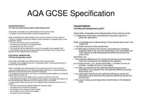 PPT AQA GCSE Physics Electromagnetism PowerPoint Presentation Free Download ID