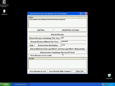 Sobolsoft Com How To Use Extract Data And Text From Multiple Text Files