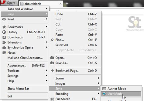 turn off css on a specific website in browser sumtips