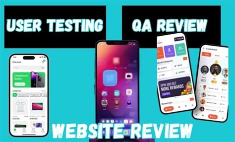 User Testing Qa Review User Experiences App Review Website Review By