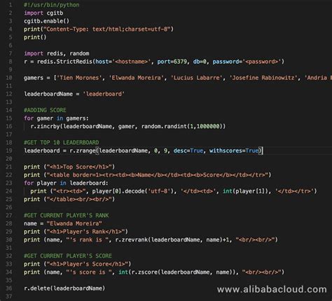 Building Game Leaderboards With Redis On Alibaba Cloud Alibaba Cloud Community