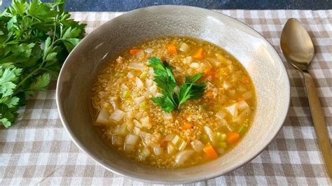Sopa De Quinoa Y Verduras La Perfecta Receta Sana Fácil Y Rápida