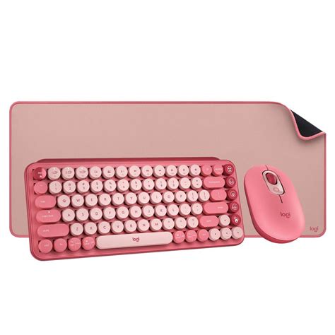 Kit Teclado Mouse E Mousepad Teclado Mecanico Logitech Pop Keys
