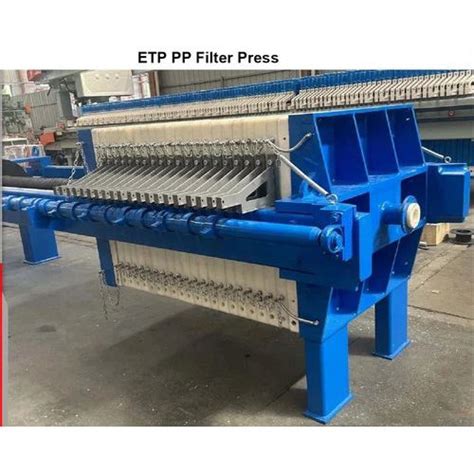 Lower Energy Consumption Etp Pp Filter Press At Best Price In Ahmedabad