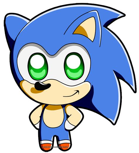 Chibi Sonic By Bloomphantom On Deviantart