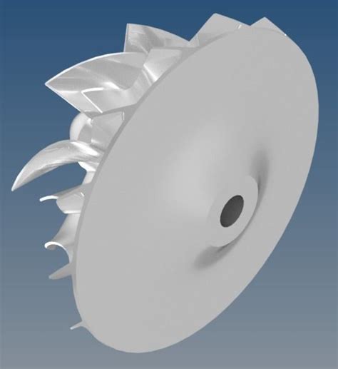 Centrifugal Compressor Impeller 3d Model 3d Printable Cgtrader