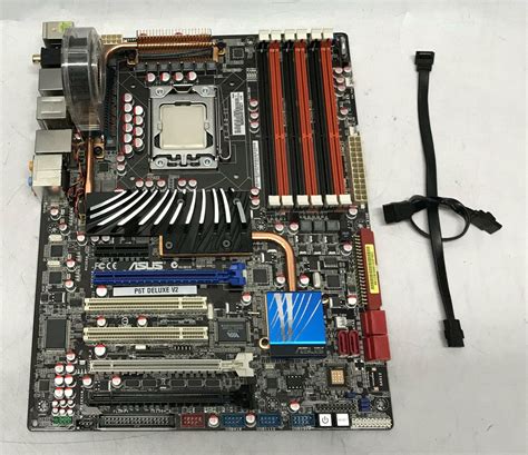 Used Asus P6t Deluxe V2 Motherboard Lga1366 X58 Ddr3 Atx Intel Core I7 920 2 66ghz Ubb Threads
