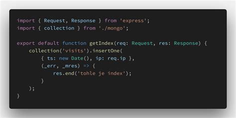 NodeJS sdílená konektivita na MongoDB pepa holla cz