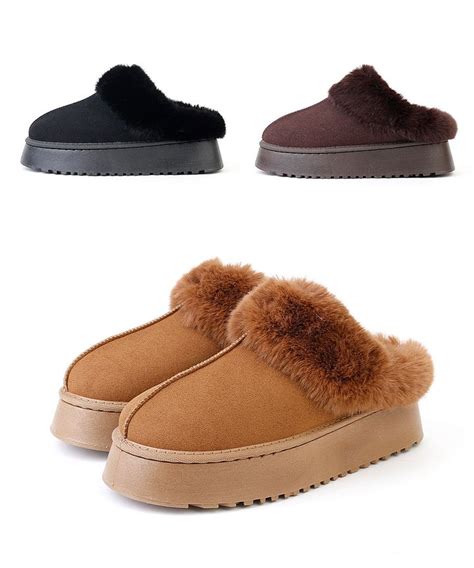 포스티 Woolys 472 4cm키높이 겨울신발 털슬리퍼 털신 실내화