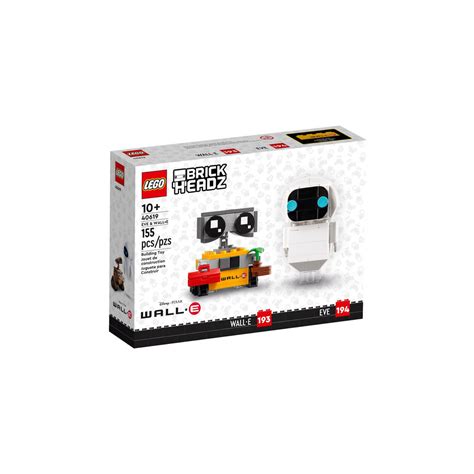 Lego Brickheadz Wall E Eve And Wall E Set 40619lego Brickheadz Wall E Eve And Wall E Set 40619 Ofour