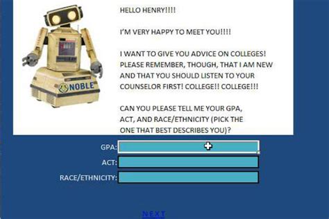 Noble Network S The Robot Strives To Predict Students College Success Hermosa Chicago