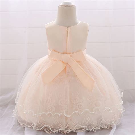 아기 소녀 크리스마스 생일 파티 드레스 공주 베이비 키즈 옷 Beadings Christening Dresses 신생아를위한 침례 가운 아기 의류