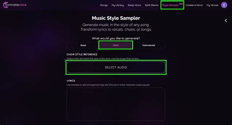 controlla voice announces ai choir generator for producers