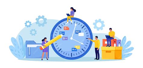 Premium Vector Effective Time Management Business Organization