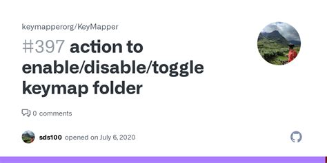 Action To Enable Disable Toggle Keymap Folder Issue 397
