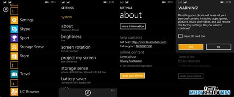 How To Factory Reset Settings On Windows Phone If Forgot Password