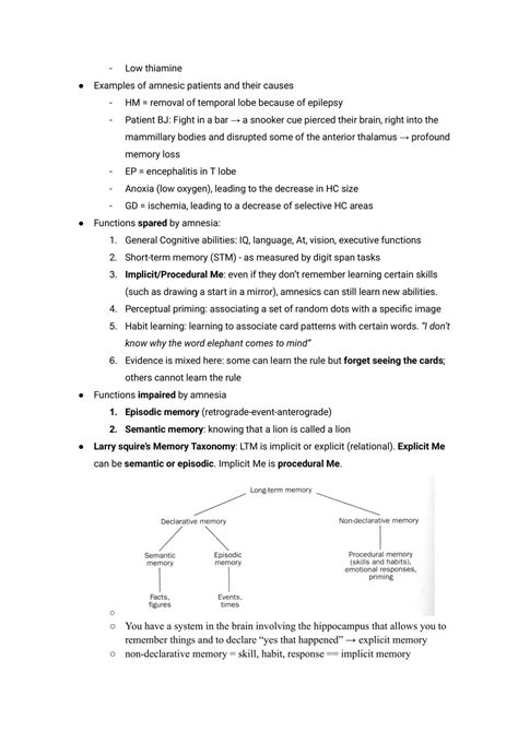 Lecture Notes Brain And Behaviour Psyc0014 Brain And Behaviour