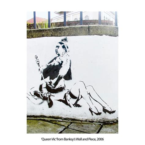 Banksy The Art Of Banksy Queen Vic 2021 Offset Lithograph Poster