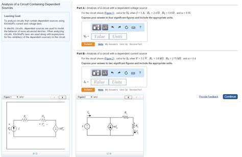 Solved Analysis Of A Circuit Containing Dependent Sources