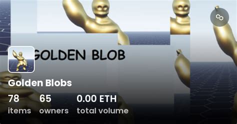 Golden Blobs Collection OpenSea Golden Blobs Collection OpenSea