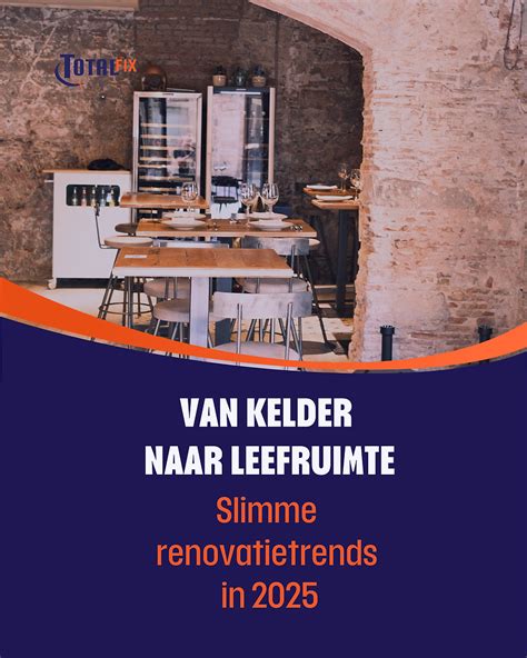 Van Kelder Naar Leefruimte Slimme Renovatietrends In 2025