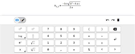 Math Editor Handschrifterkennung Für Formeln