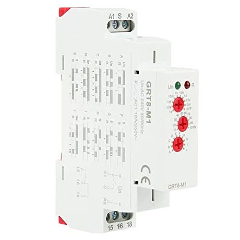 Tkse Time Delay Relay Grt8 M1 Rail Mounted Small Multifunction Time Relay Ac220v 10 Function