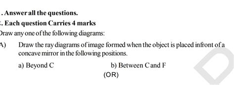 Answer All The Questions Each Question Carries 4 Marksjraw Any One