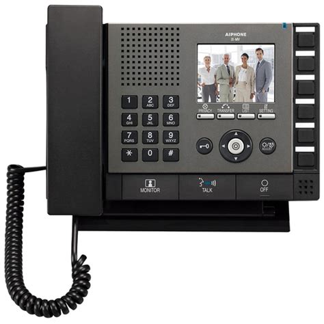 Aiphone IX MV IX Series Wall Or Desk Mount Channel IP Color Video Master Station Intercom With