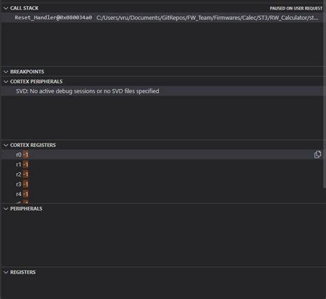 Svd No Active Debug Sessions Or No Svd Files Specified On Windows